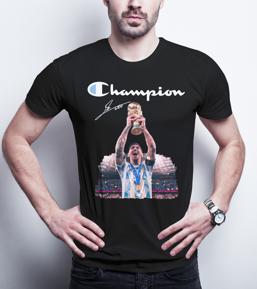 Champion Trophy Celebration Soccer Legend T-Shirt