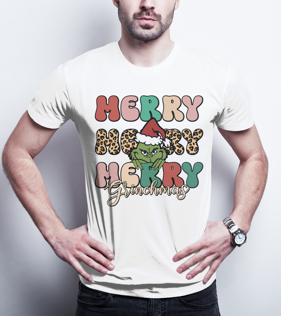 Merry Merry Merry Grinchmas T-Shirt