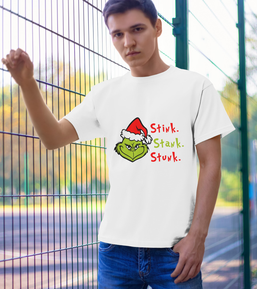 Stink Stank Stunk Xmas Party Grinch Christmas Movie T-Shirt