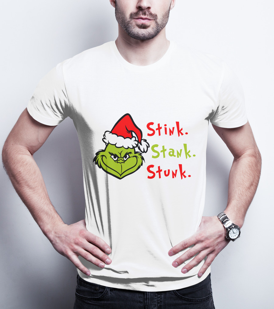 Stink Stank Stunk Xmas Party Grinch Christmas Movie T-Shirt