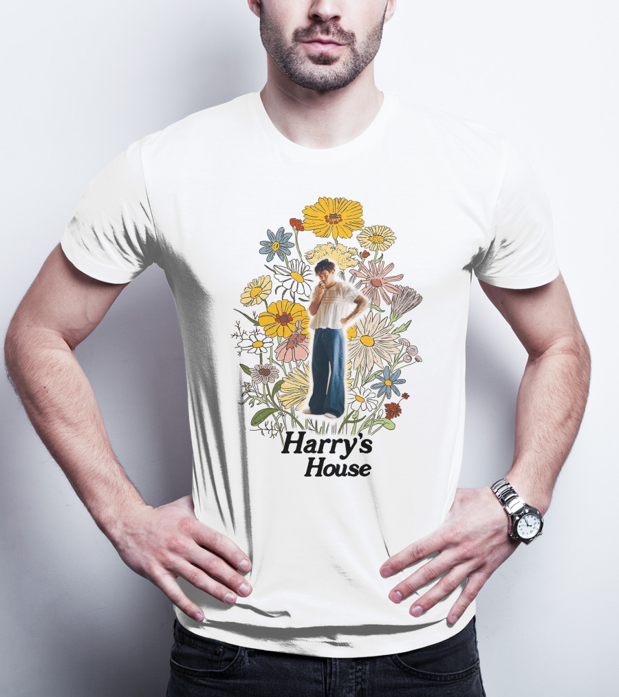 Harry's House Floral Setting With Standing Figure T-Shirt