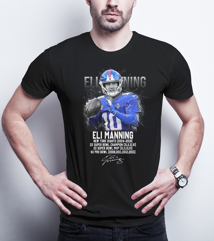 Eli Manning New York Giants Football Legend T-Shirt