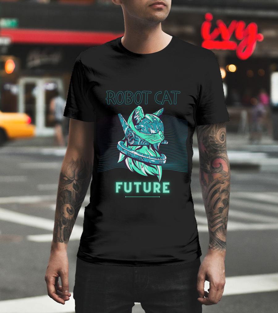 ROBOT CAT FUTURE T-Shirt