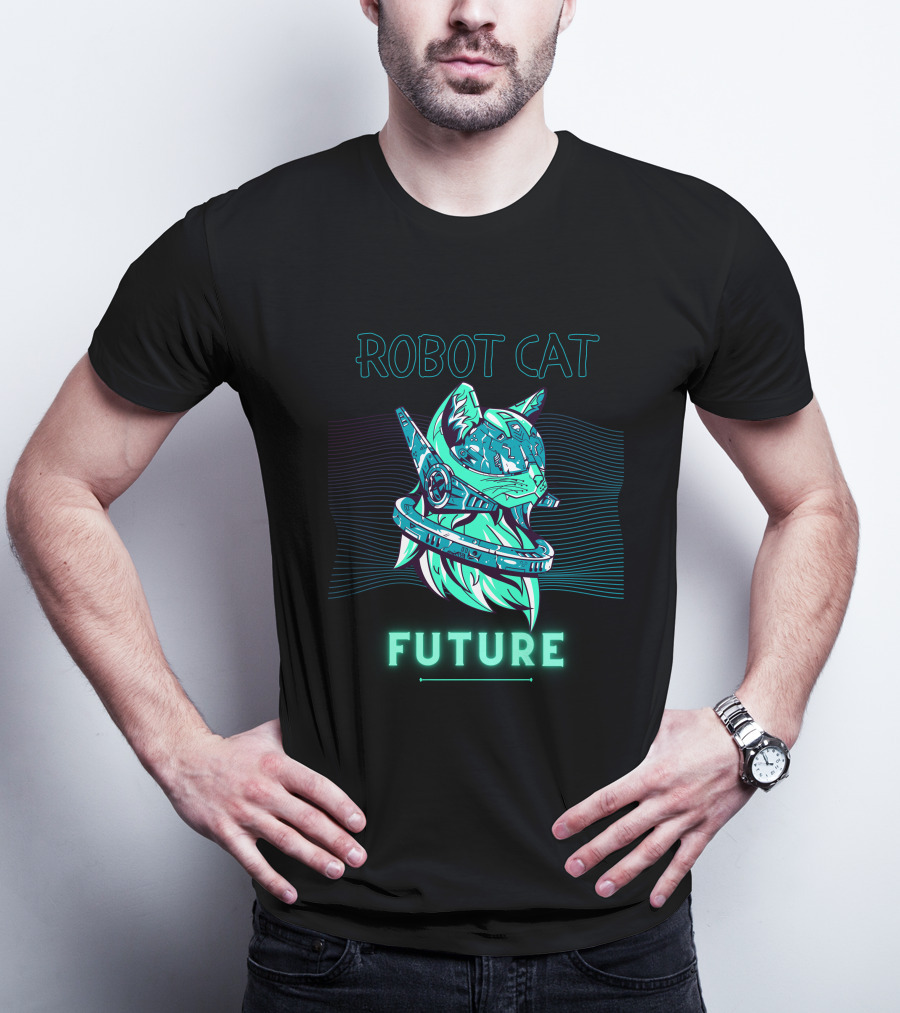 ROBOT CAT FUTURE T-Shirt