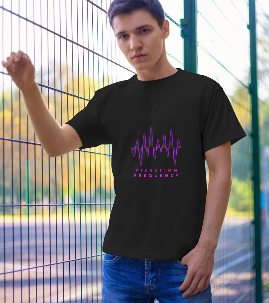 Vibration Frequency Magic Sound Waveform T-Shirt