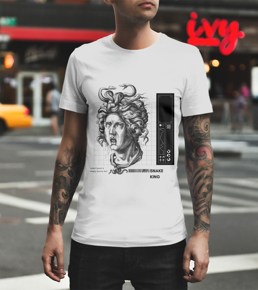 Medusa Snake King T-Shirt