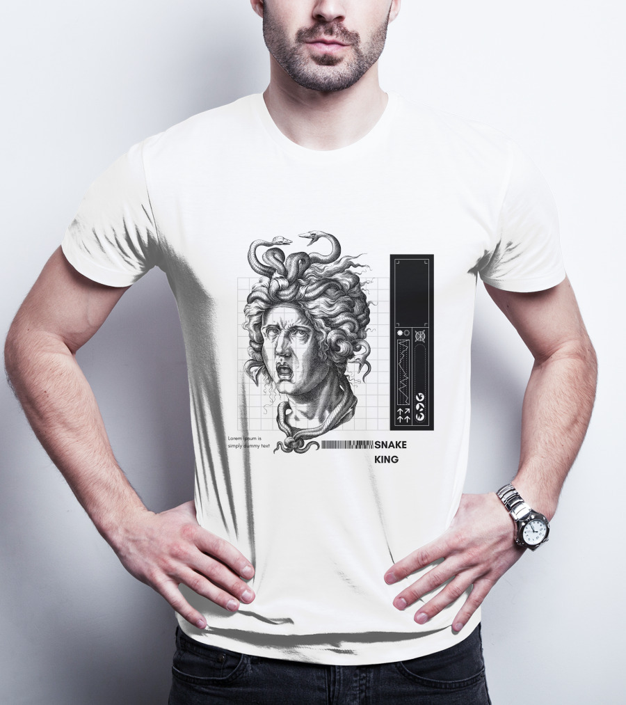 Medusa Snake King T-Shirt