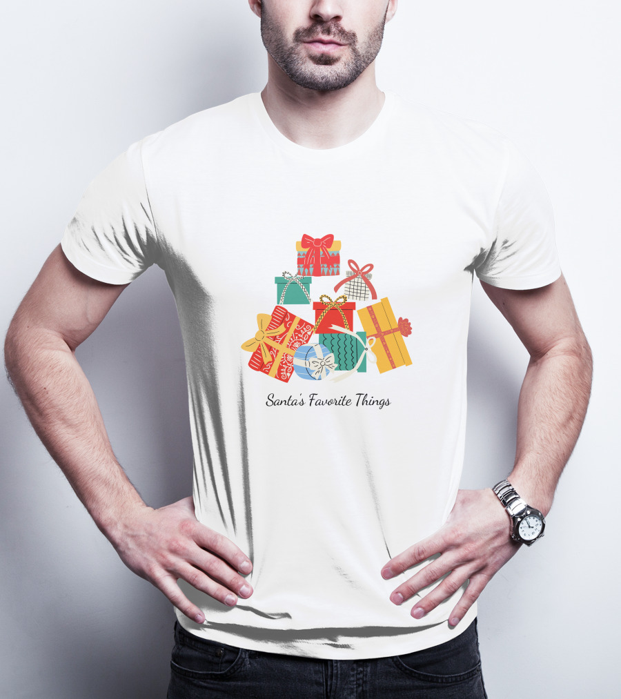Santa's Favorite Things Presents T-Shirt