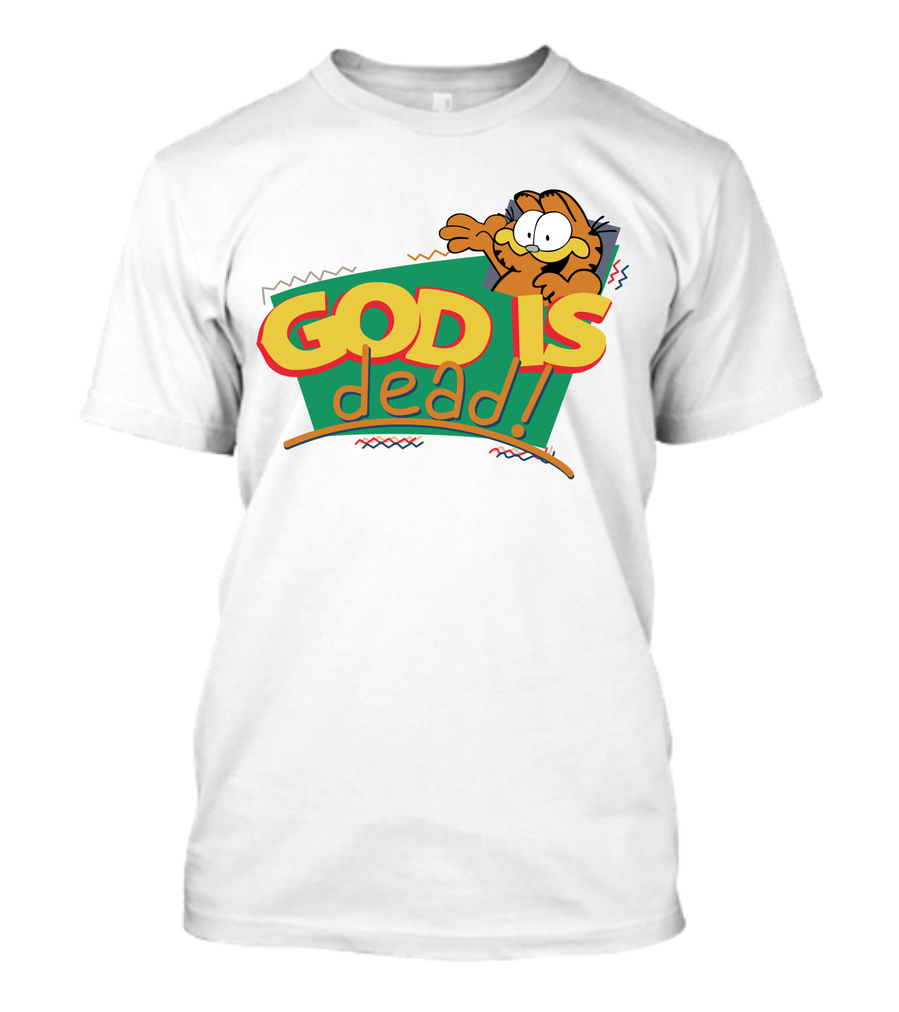 God Is Dead Garfield T-Shirt