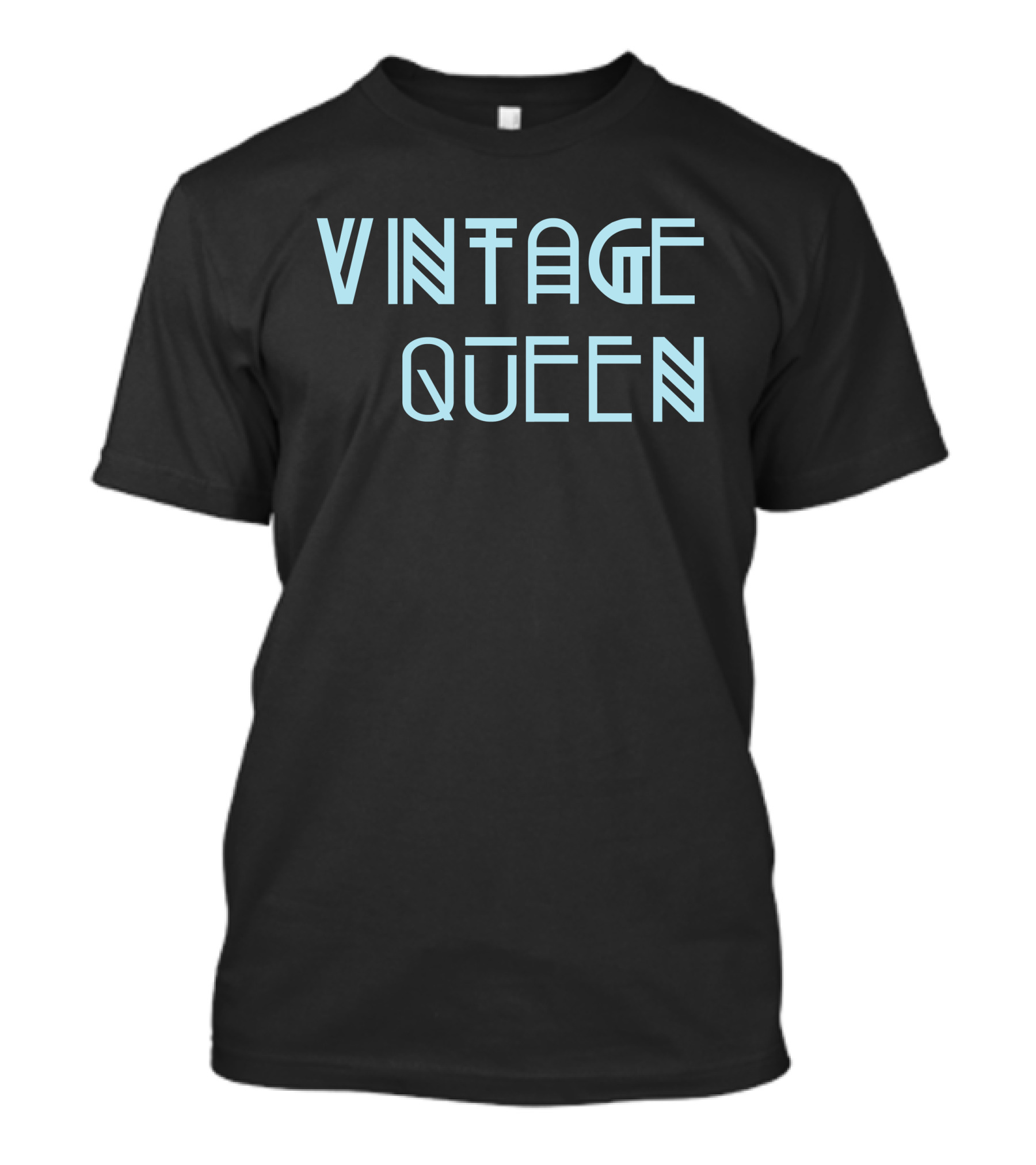 Vintage Queen Retro Typography T-Shirt