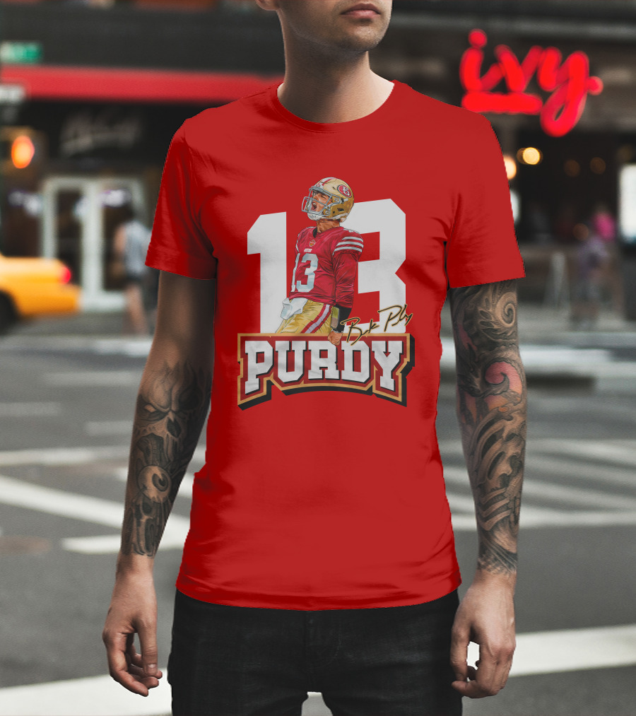 13 Brock Purdy Football Jersey San Francisco Player T-Shirt