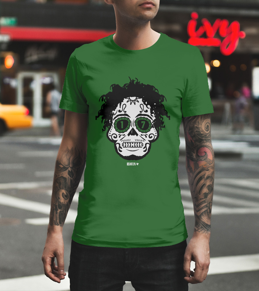 Garrett Wilson Sugar Skull 17 T-Shirt