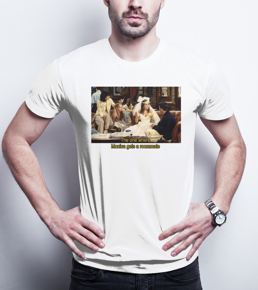 Friends The One Where Monica Gets A Roommate Wedding Dress Scene T-Shirt