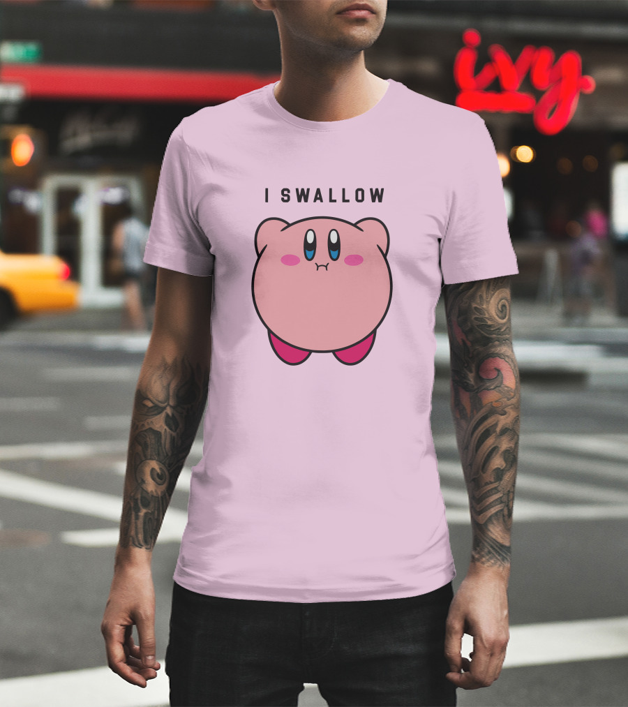Kirby I Swallow Retro Gaming T-Shirt