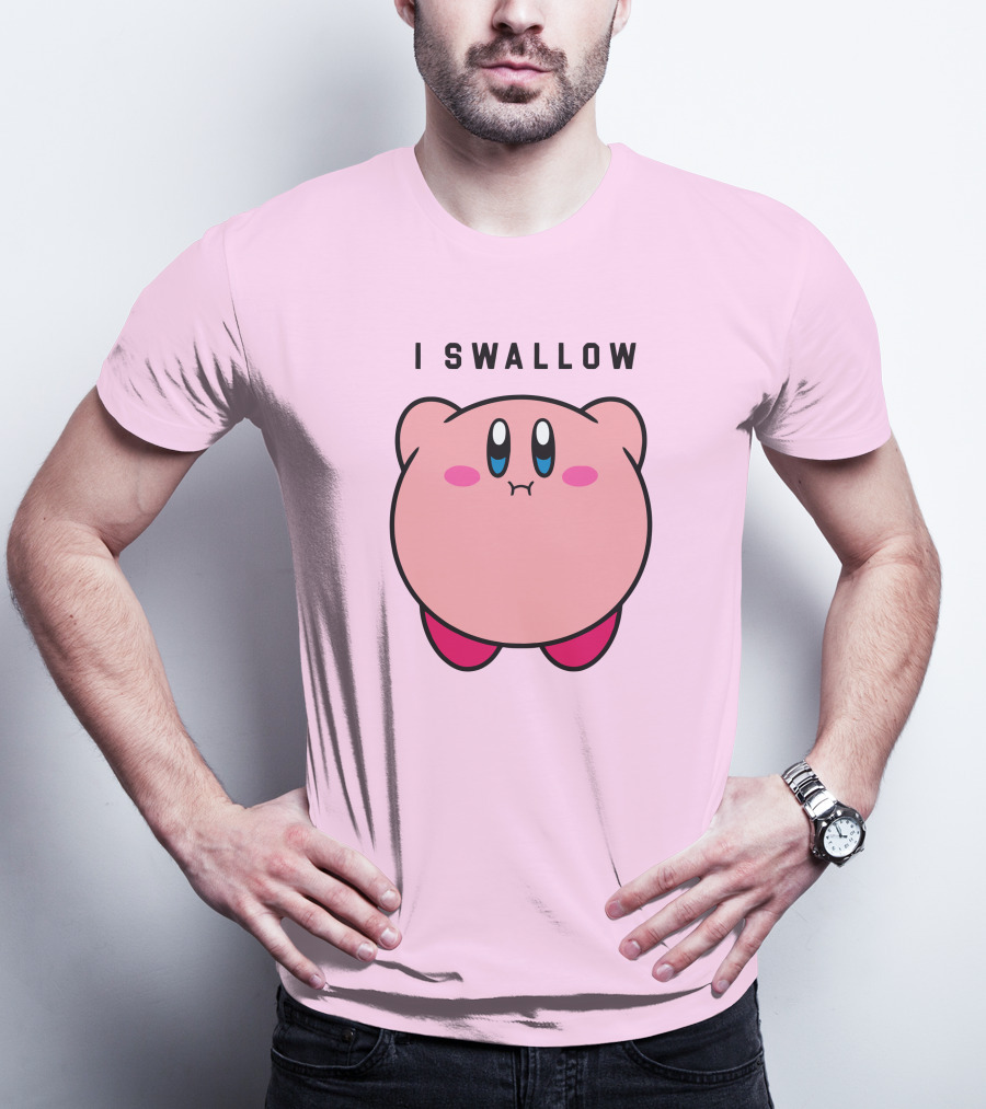 Kirby I Swallow Retro Gaming T-Shirt