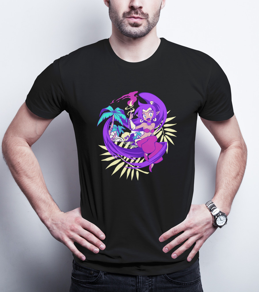 Shantae Tropical Trickster Palm Magic Fusion T-Shirt