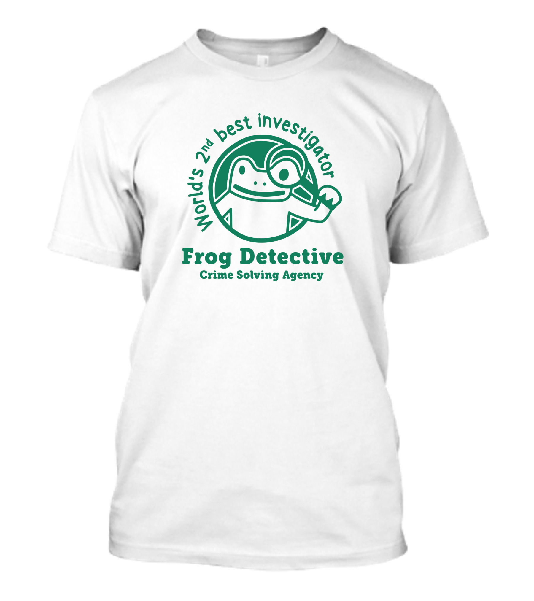 World's 2nd Best Investigator Frog Detective Crime Solving Agency T-Shirt
