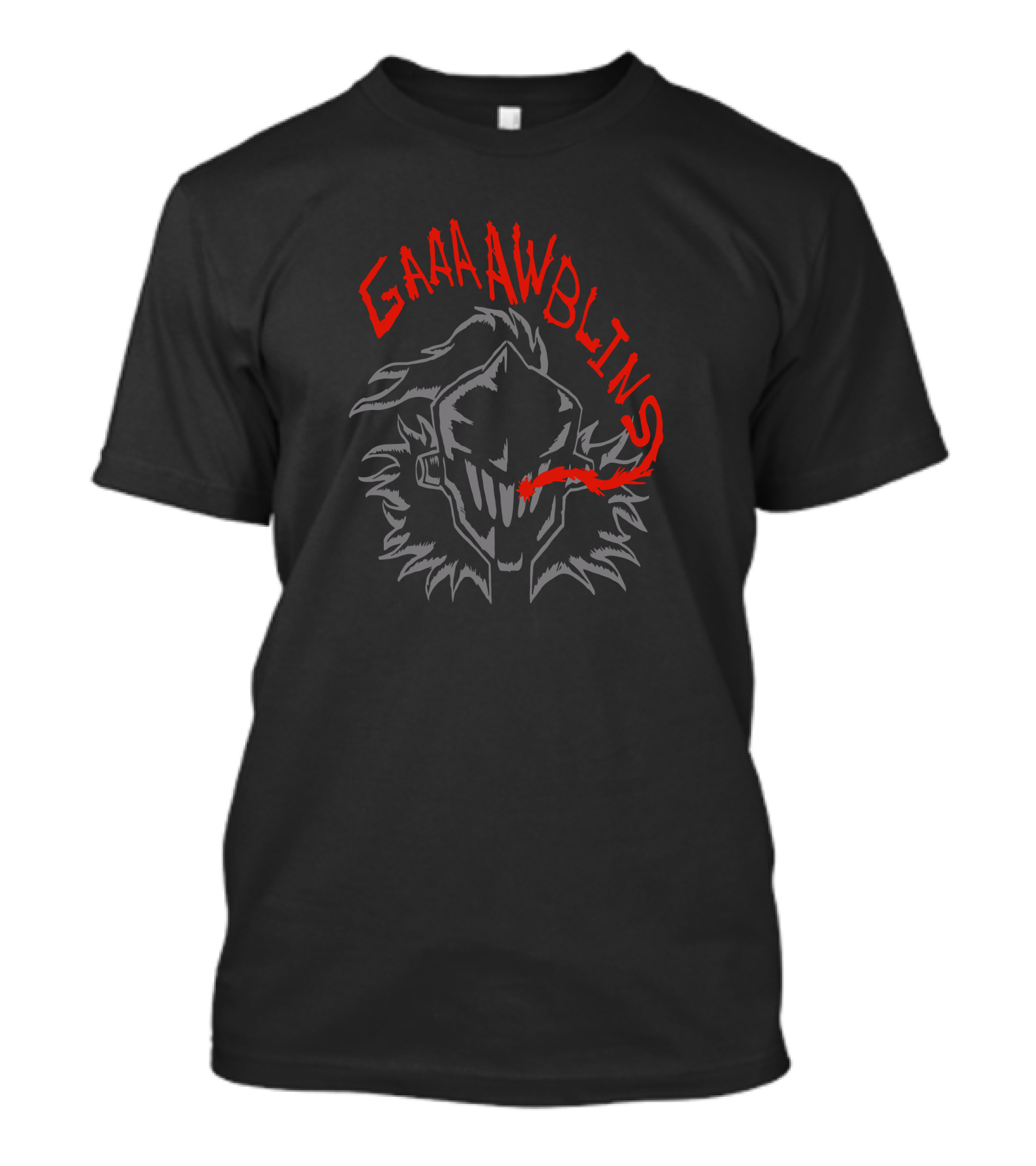 GAAAAAWBLINS Red Variant Knight Helmet With Spiked Armor T-Shirt