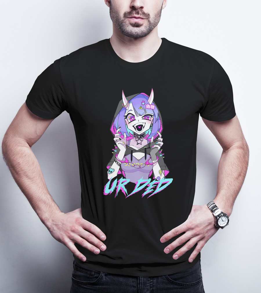 UR DED Kawaii Demon Anime Aesthetic T-Shirt