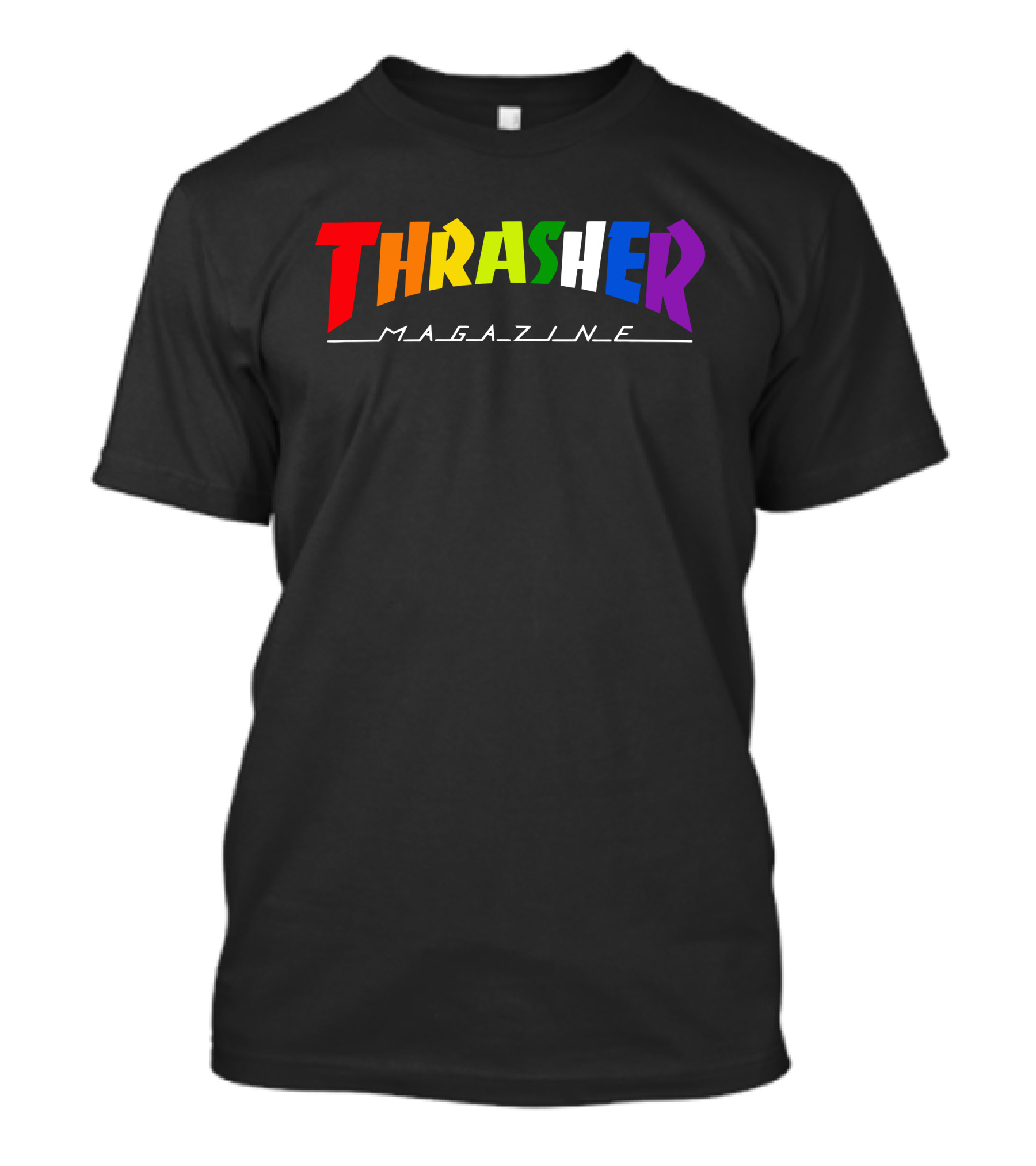 Thrasher Magazine Pride Rainbow Colors T-Shirt