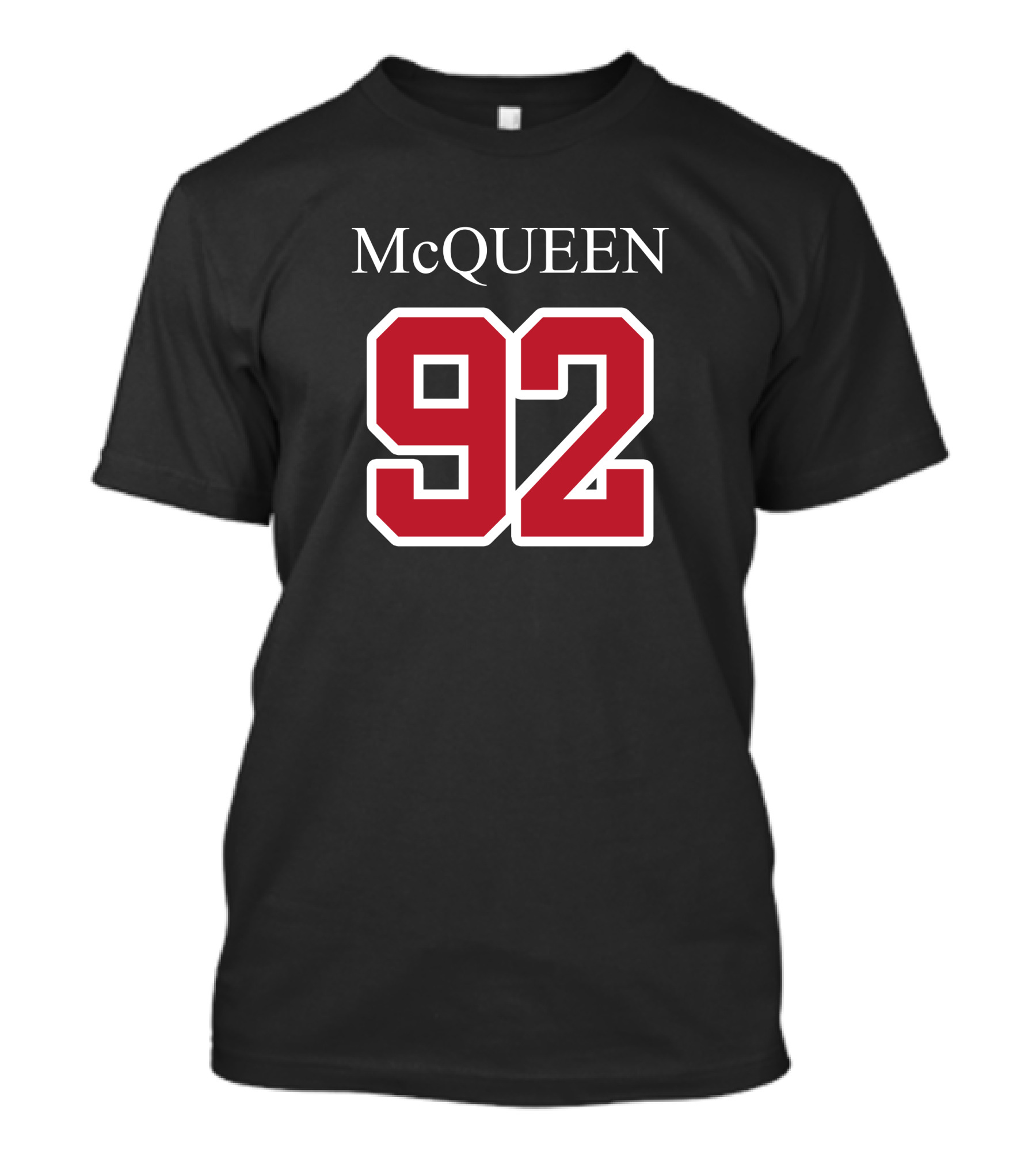 McQUEEN 92 Red Number T-Shirt