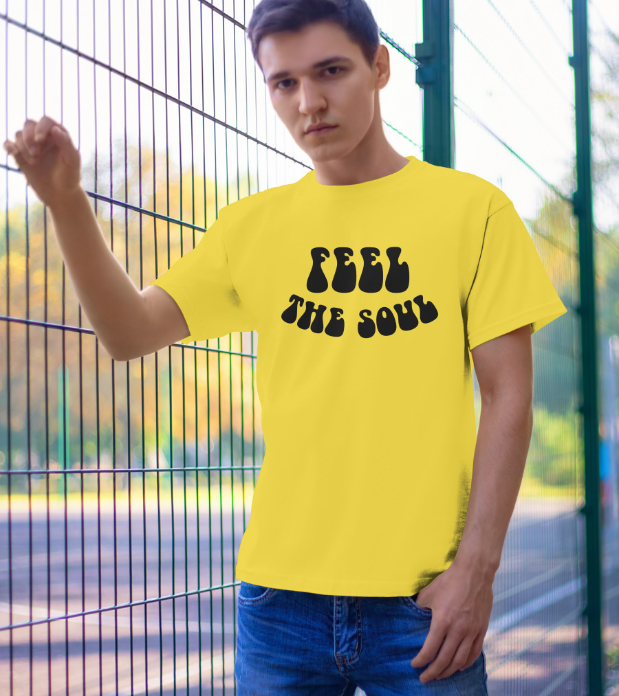 Feel The Soul Retro Vibes Psychedelic T-Shirt
