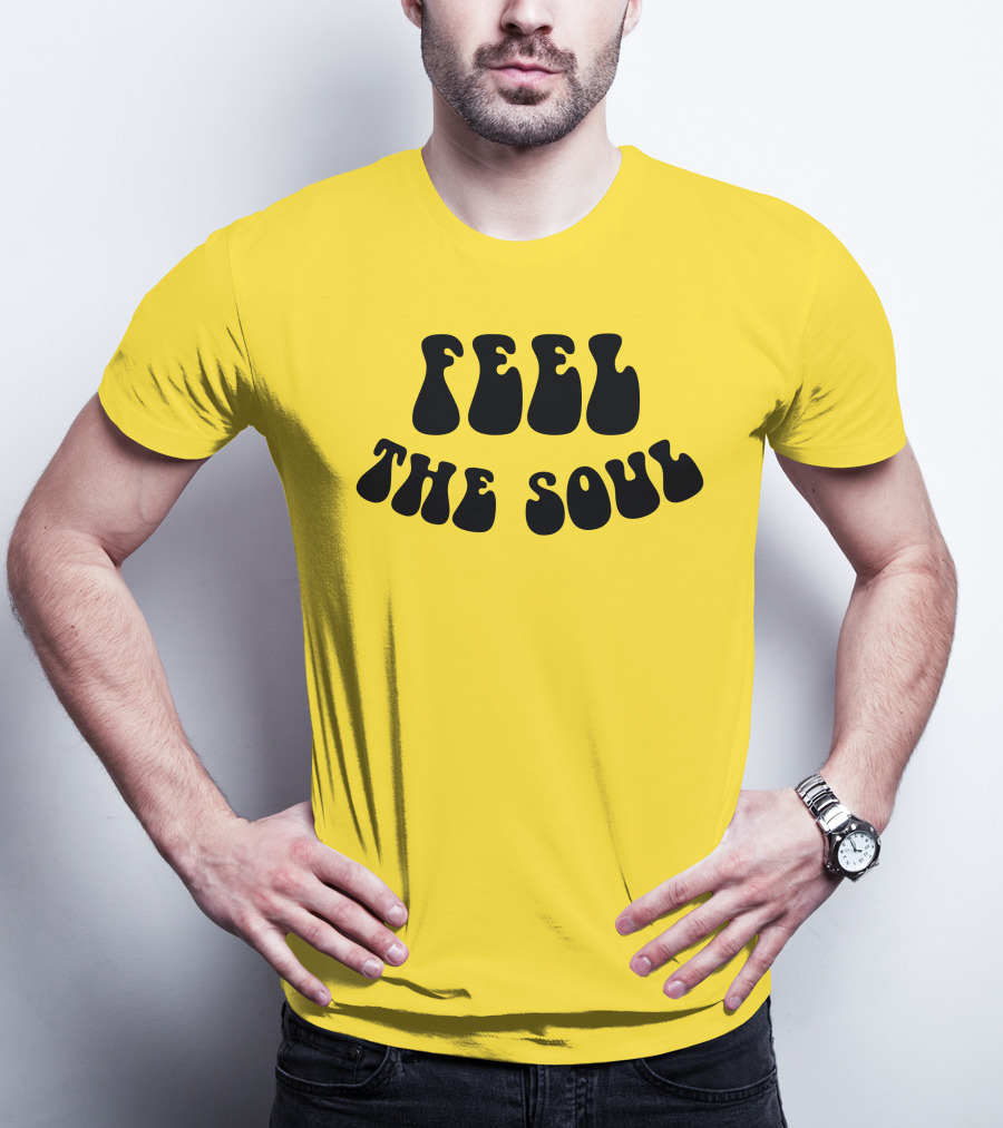 Feel The Soul Retro Vibes Psychedelic T-Shirt