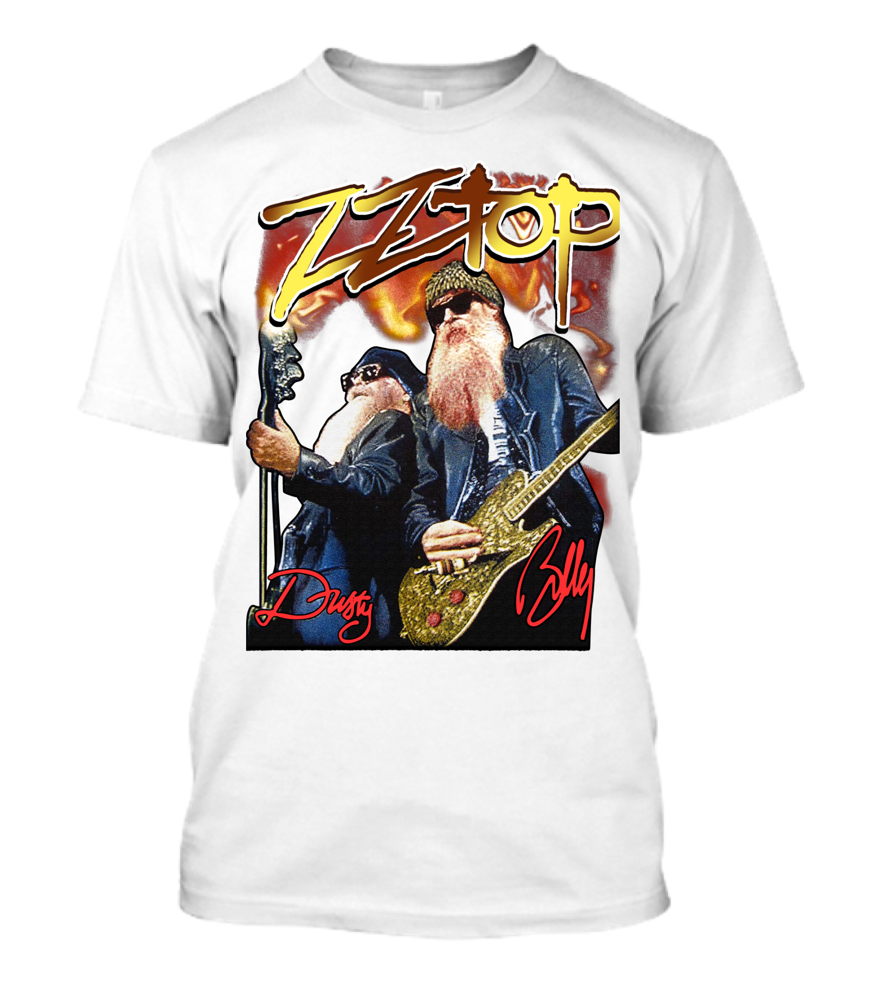ZZ Top Live Since 1969 Vintage Dusty Billy T-Shirt