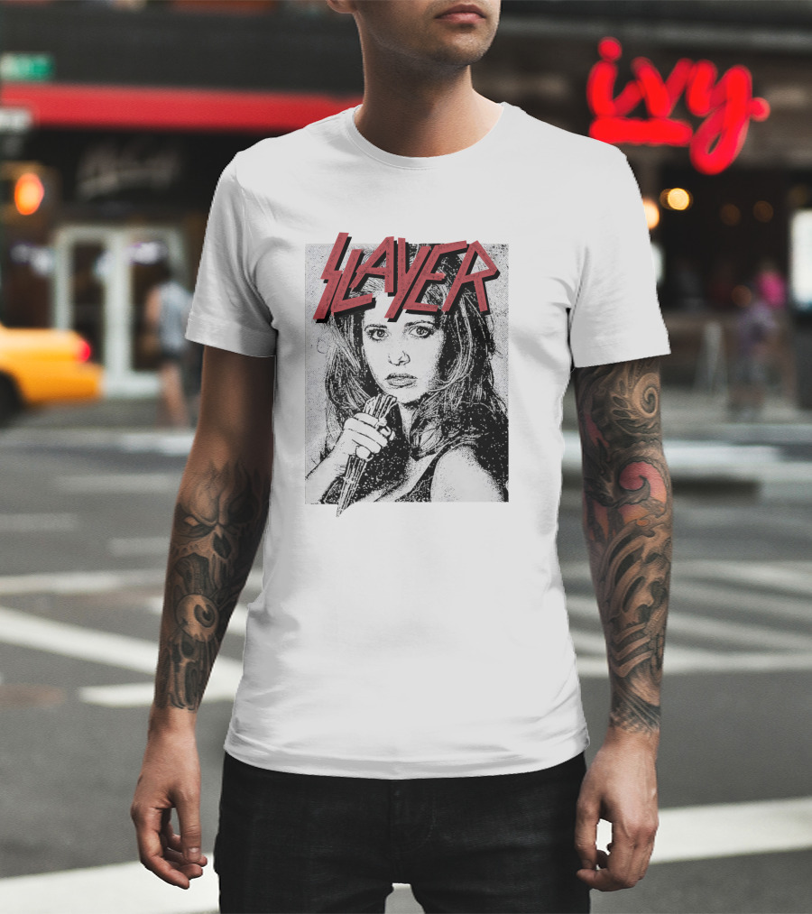 Buffy Slayer Vampire Cross T-Shirt