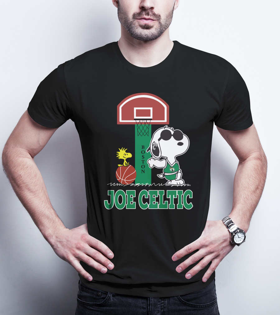 Snoopy Joe Celtic Boston Basketball Fan T-Shirt