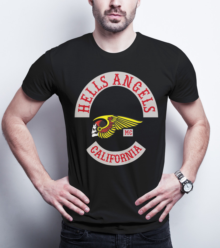 Hells Angels MC California Skull Wing T-Shirt