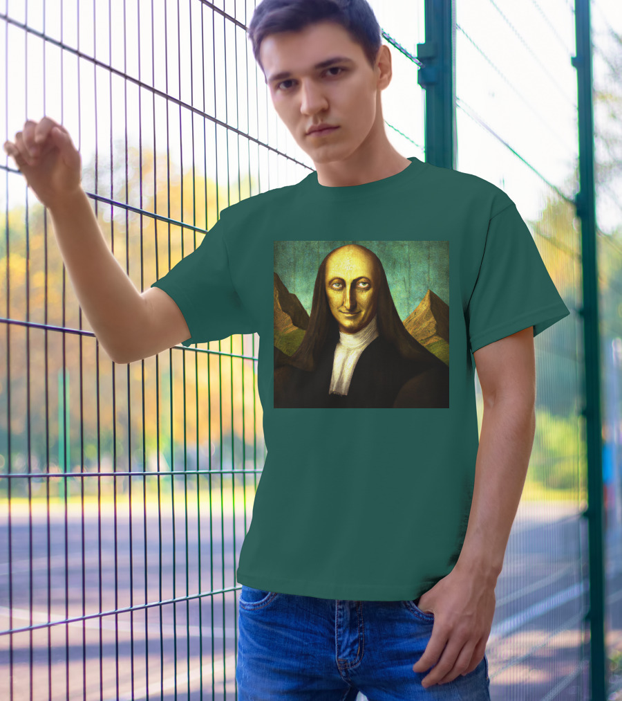 Sphinx Mona Lisa Hybrid Mysterious Smile T-Shirt