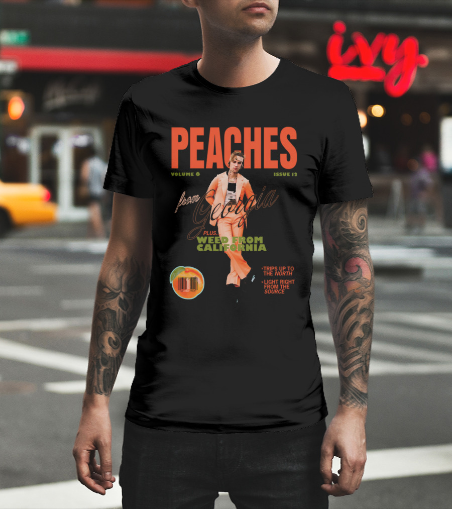 PEACHES Volume 6 Issue 12 From Georgia Plus Weed From California T-Shirt