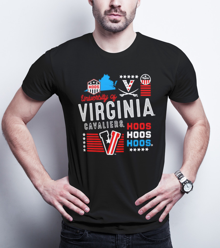 University Of Virginia Cavaliers Hoos Sports Team T-Shirt