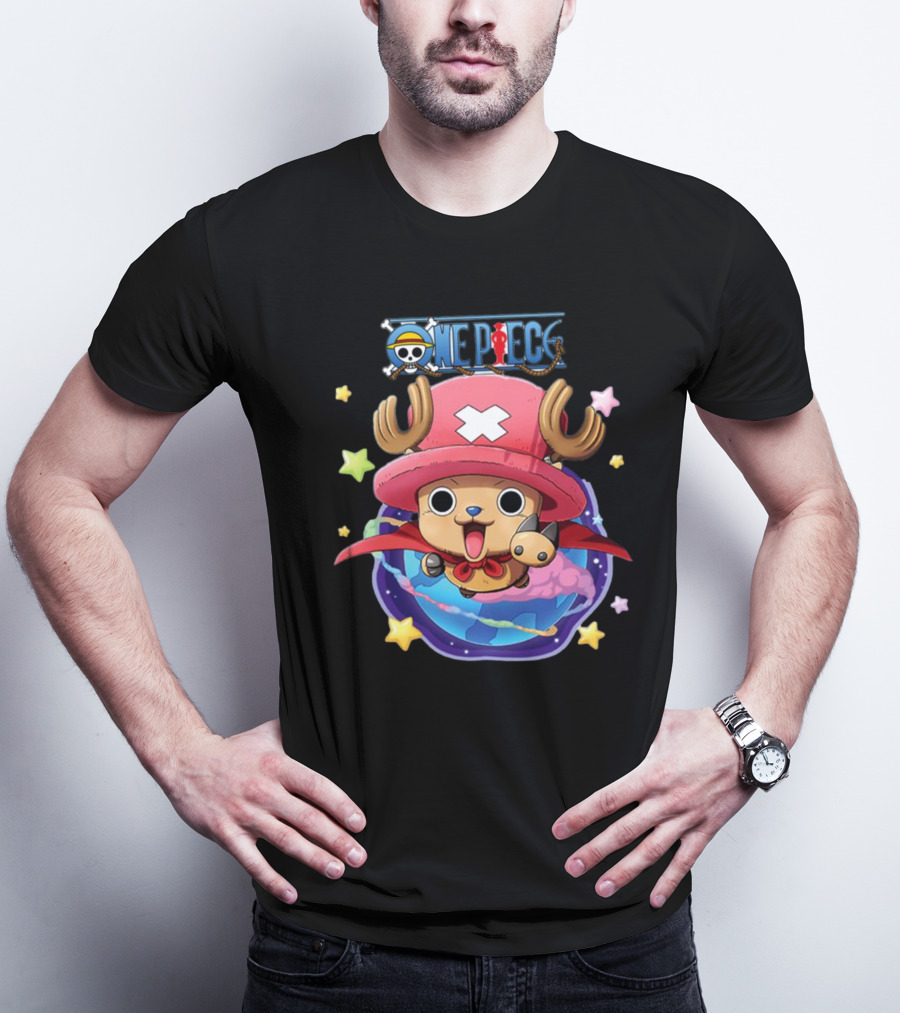Kawaii Tony Tony Chopper One Piece Cute Starry Adventure T-Shirt