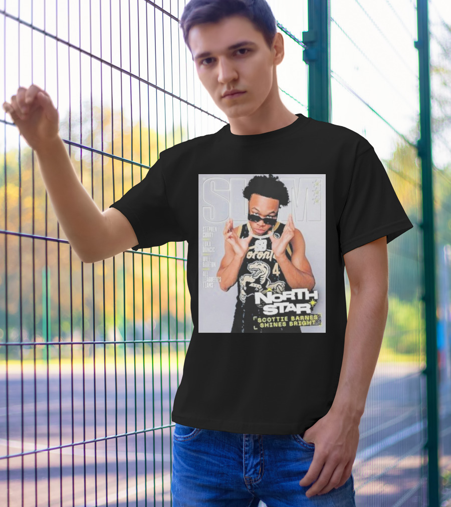 SLAM Cover North Star Toronto Raptors Scottie Barnes Shines Bright T-Shirt