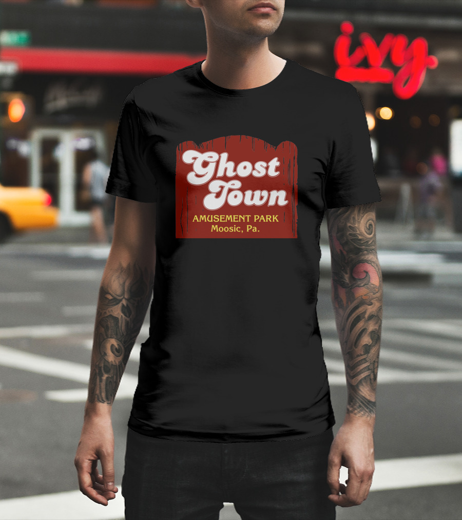 Ghost Town Amusement Park Moosic Pa T-Shirt