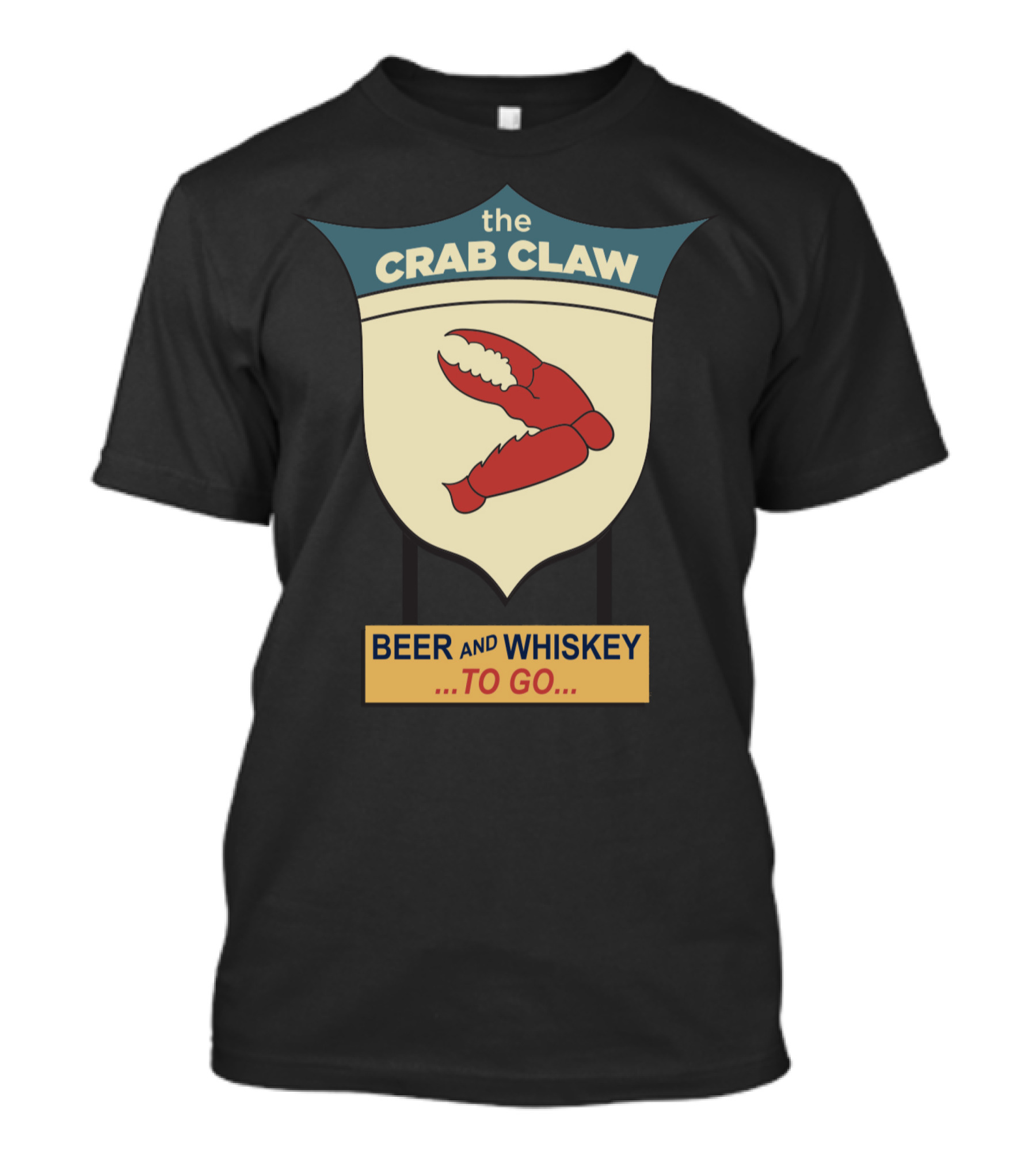 The Crab Claw Beer And Whiskey To Go T-Shirt