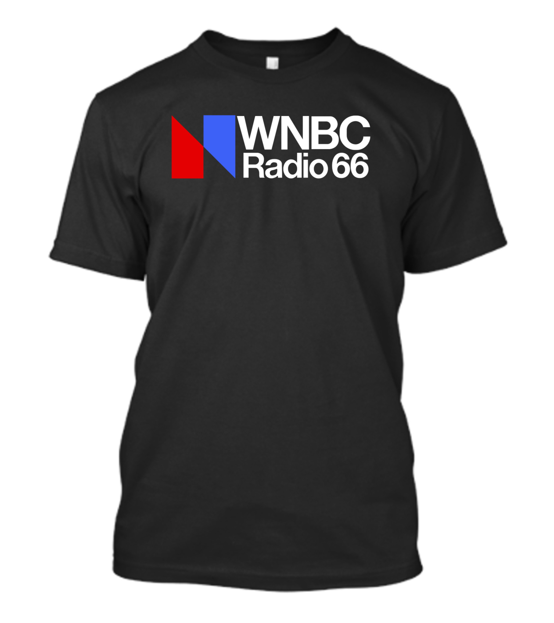 WNBC Radio 66 Vintage Logo Red And Blue T-Shirt