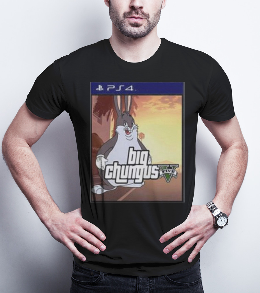 Big Chungus Grand Theft Auto V Sony PlayStation 4 Crossover T-Shirt