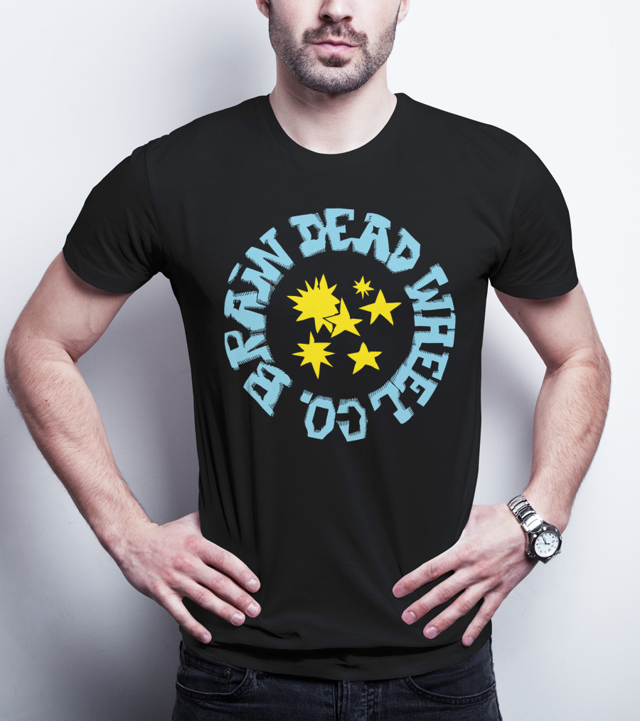 Brain Dead Wheel Co Bold Stars T-Shirt