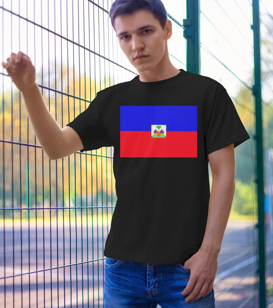 Haitian Flag Day Celebration With National Colors T-Shirt