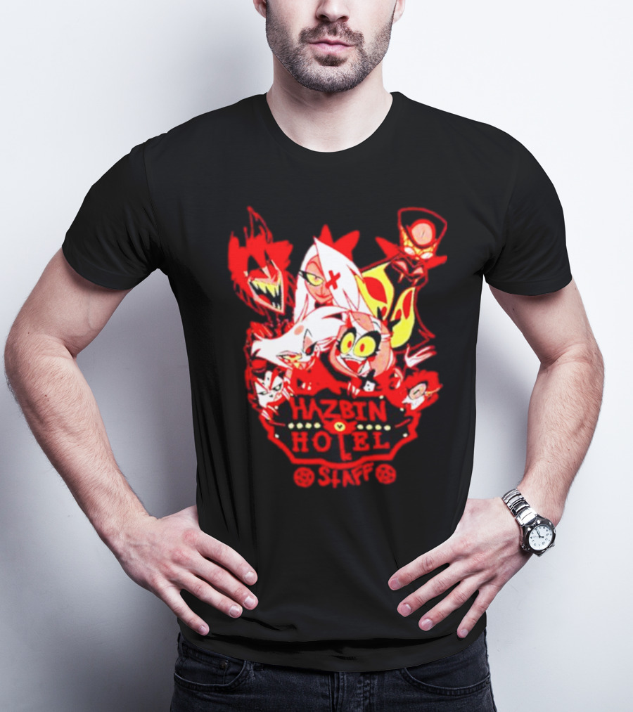 Hazbin Hotel Staff Characters Compilation T-Shirt