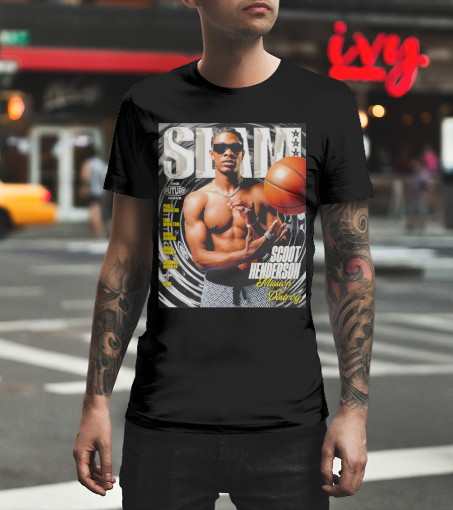 Slam Magazine The Future Issue Scoot Henderson Mission To Destroy Basketball T-Shirt