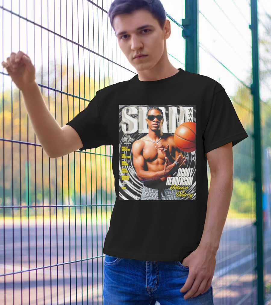 Slam Magazine The Future Issue Scoot Henderson Mission To Destroy Basketball T-Shirt