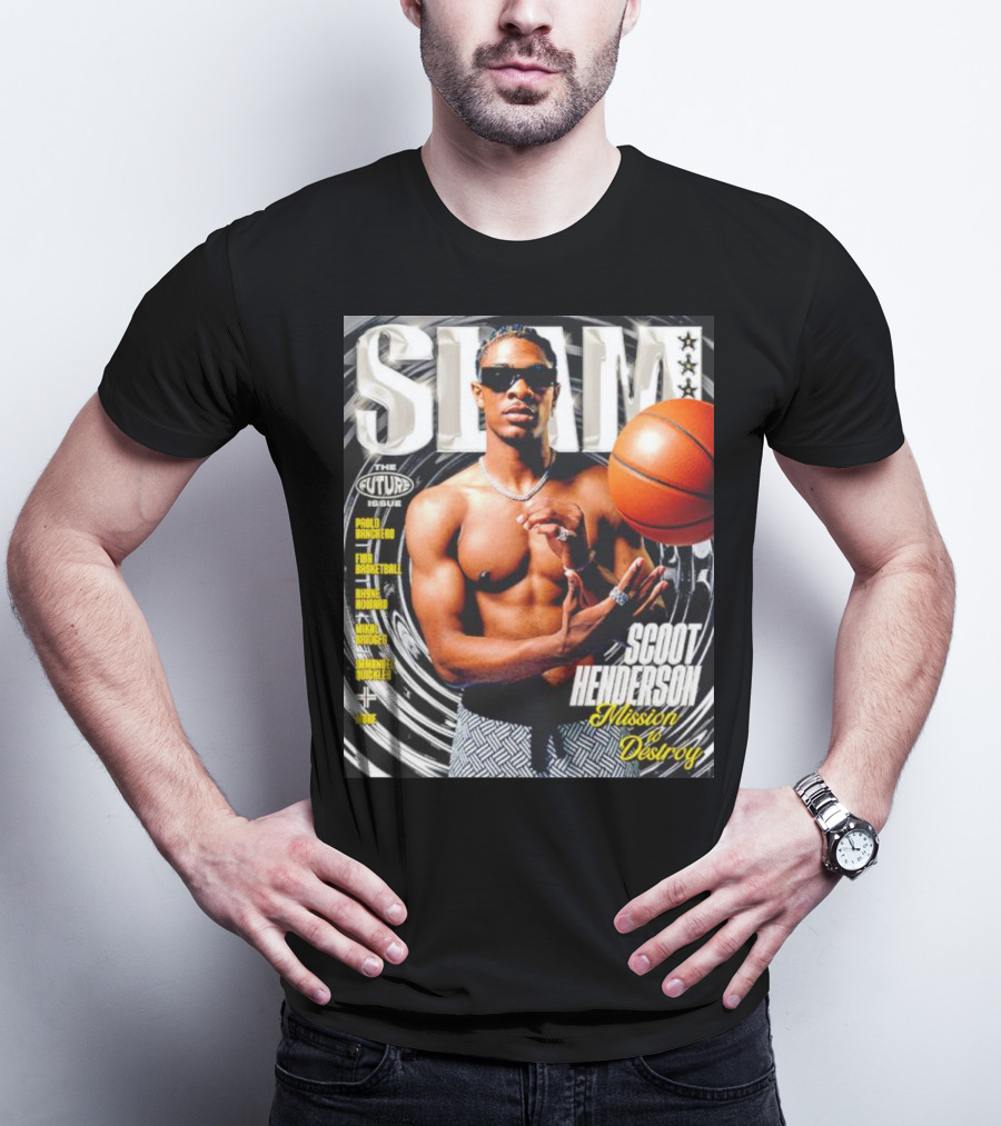Slam Magazine The Future Issue Scoot Henderson Mission To Destroy Basketball T-Shirt