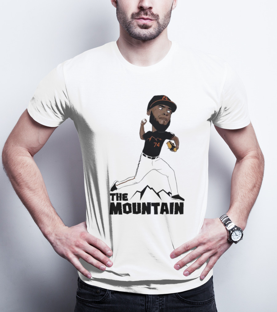 The Mountain Félix Bautista 74 Baltimore Orioles T-Shirt