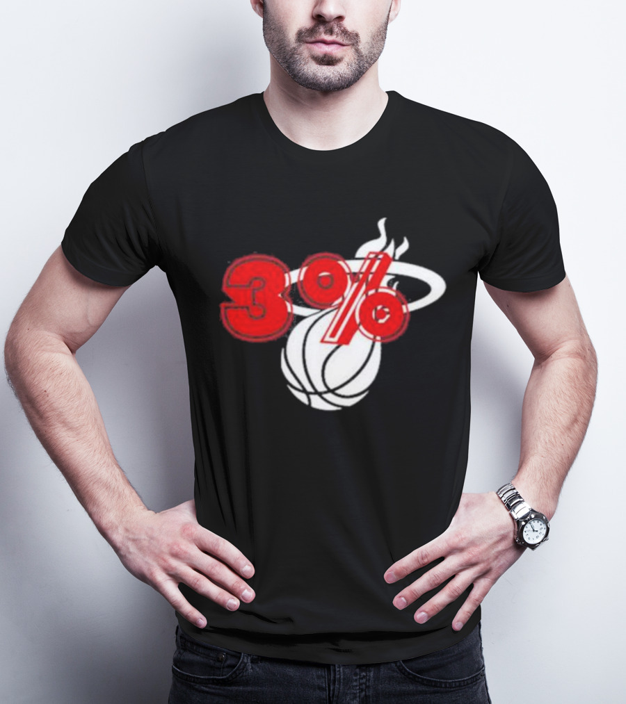 Brendan Tobin 3% Miami Heat Basketball T-Shirt
