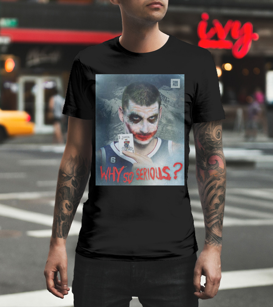 Complex Sports Why So Serious Nikola Jokic Joker Card T-Shirt