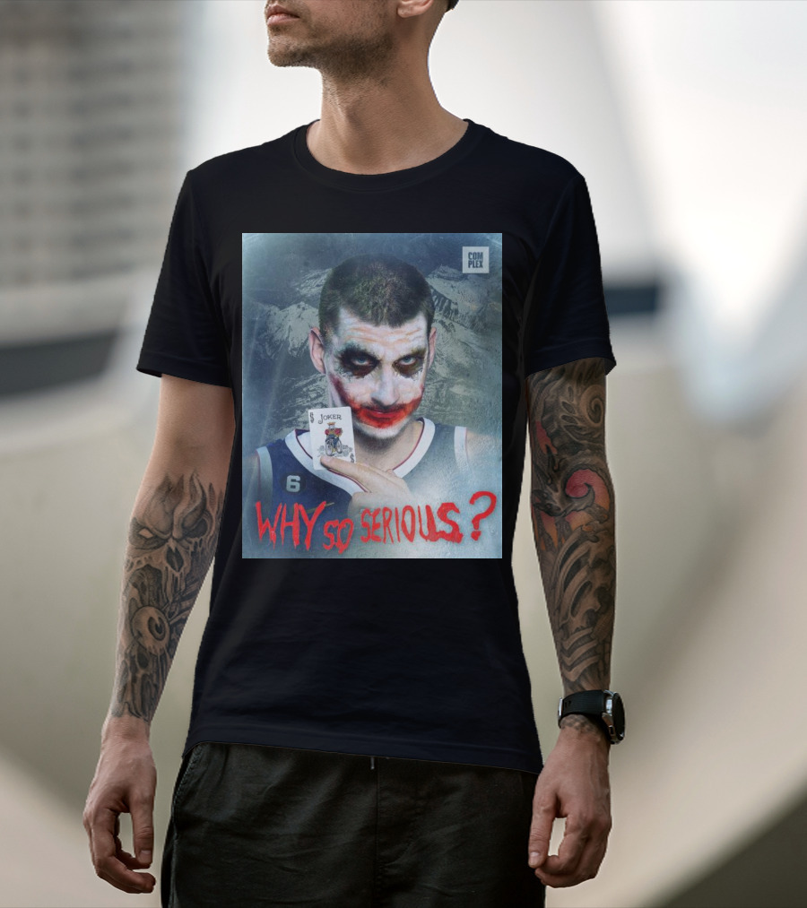 Complex Sports Why So Serious Nikola Jokic Joker Card T-Shirt
